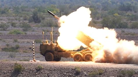 Our First Look At The Armys Unmanned Himars Launcher Truck Firing