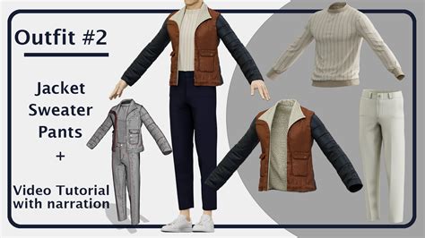 Artstation 3 Elegant Men Outfits With Marvelous Clo3d 3 Video