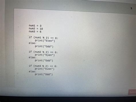 Solved Part Write Up Consider This Code That Determines Chegg