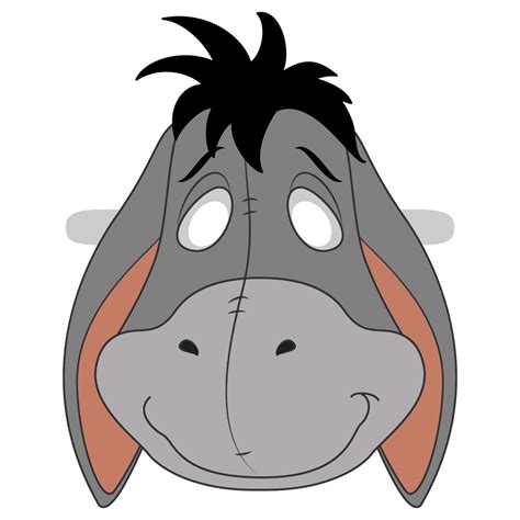 Eeyore Mask Template Free Printable Paper Сraft Templates