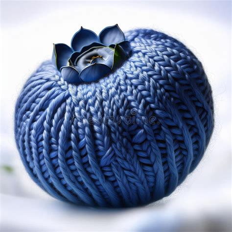 Example Of Blueberry Knitting Stitches Stock Illustration Illustration Of Blue Green 355567998