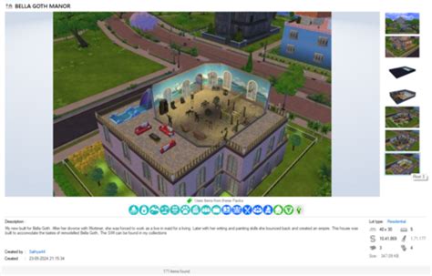 Bella Goth Manor Lots Loverslab