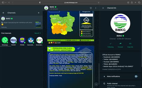 Luncurkan Saluran Whatsapp Resmi Bmkg Tembus 4 Juta Followers Bmkg