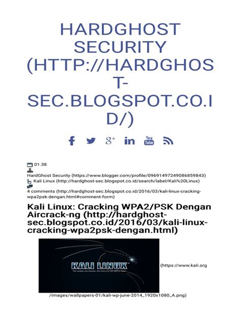 kali linux cracking wpa2psk dengan html pdf pdf