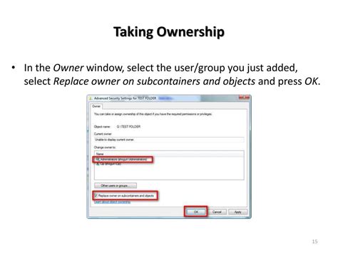 access control in windows ppt download