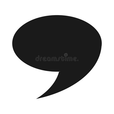 Comma Symbol Icon Vector Stock Illustration Illustration Of