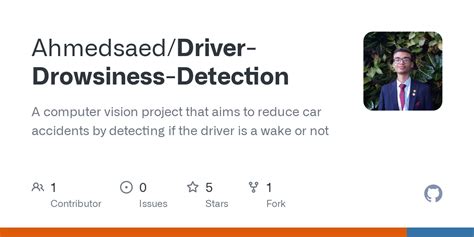 Github Ahmedsaeddriver Drowsiness Detection A Computer Vision Project That Aims To Reduce