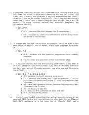 Assignment On Computation Of EDD EDC AOG And Identification Of Obstetric Score 1 Docx 1 A