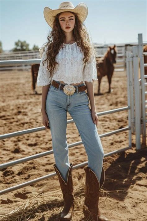 40 Dazzling Rodeo Outfit Ideas With Cowgirl Boots Cowgirl Boots