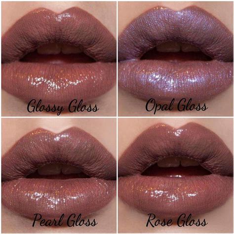 Nude Lipsense With Different Glosses All Day Lipstick ️ Azglamgirl Lipsense