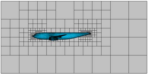 High Order Mesh Of The Dlr F6 Geometry With An Overlay Of The Octree Download Scientific Diagram