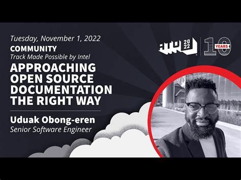 free video approaching open source documentation the right way from