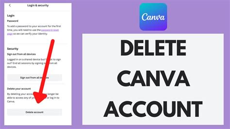 Canva Tutorial How To Delete Canva Account 2023 Youtube