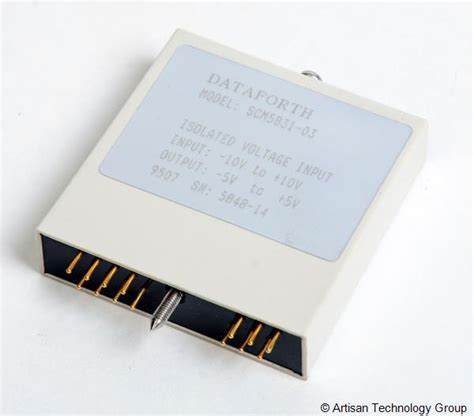 SCM B Dataforth Narrow Bandwidth Analog Voltage Input Module ArtisanTG