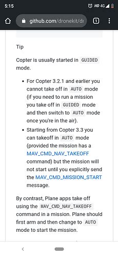 Drone Is Not Taking Off In Guided Mode Copter ArduPilot Discourse