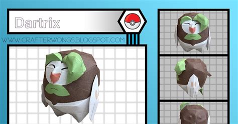 Crafter Wongs Papercraft Chibi Dartrix