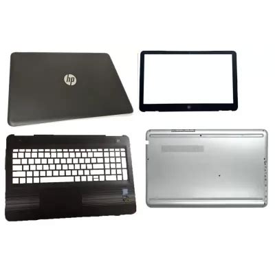 HP Pavilion 15 AU 15 AU134TX LCD Top Cover Bezel With Touchpad Palmrest And Bottom Base Full Body