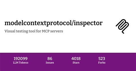 github modelcontextprotocol inspector llm context