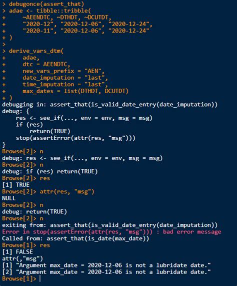 Bug In Assert Messages 1h · Issue 298 · Pharmaverseadmiral · Github