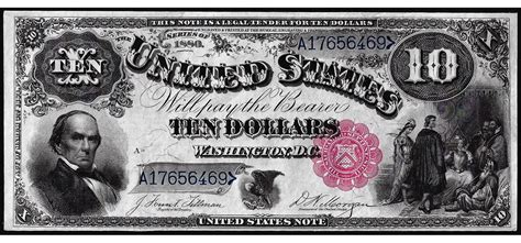 1880 10 Jackass Legal Tender Note