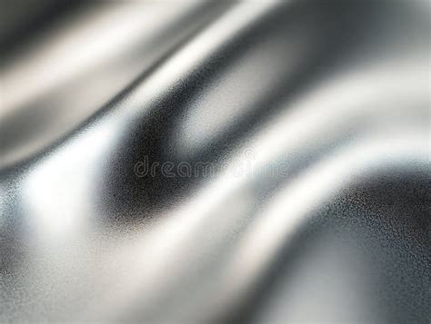 Brushed Metal Background With Subtle Horizontal Texture And Gradient Light Reflection In A