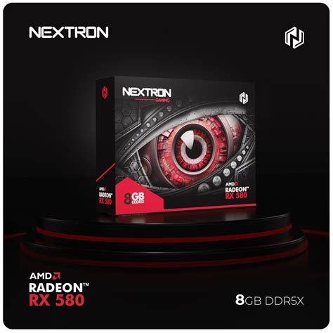 Nextron Rx580 Amd Radeon 8gb Ddr5x Gaming Graphics Card