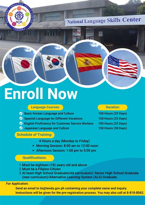 Tesda Free Basic Language Course Get Rich Philippines