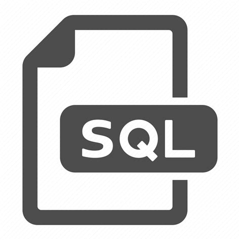 Document Extension File Format Sql Icon Download On Iconfinder