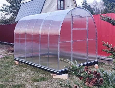 Теплица 2x3 оцинкованная с поликарбонатом 6 мм - купить в Москве и ...