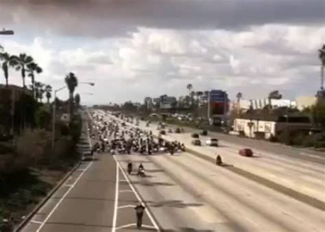 Video Motorcyclists Shut Down California Highway For Marriage Proposal