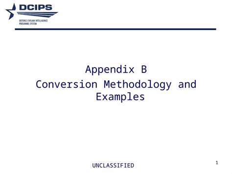 Ppt Appendix B Conversion Methodology And Examples Dokumentips