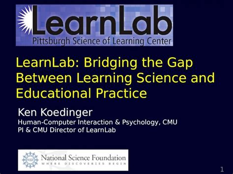 Pptx Learnlab Bridging The Gap Between Learning Science And