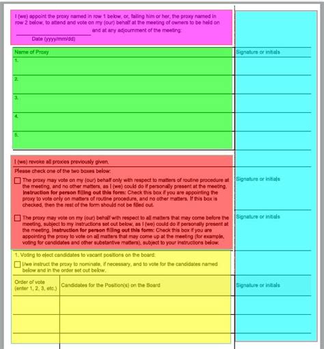 Explaining The New Proxy To Condo Owners Condo Adviser
