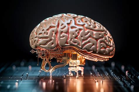 Artificial Intelligence Neural Networks Brain Concept Stock