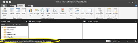 realized design ssrs 2016 create a shared dataset