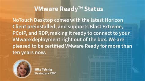 stratodesk notouch desktop renews vmware ready™ status stratodesk