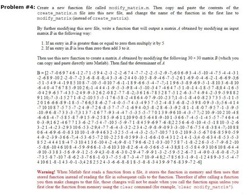 Solved Problem 4 Create A New Function File Called