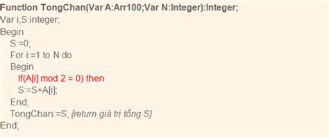 Viết chương trình tính tổng các phần tử trong mảng