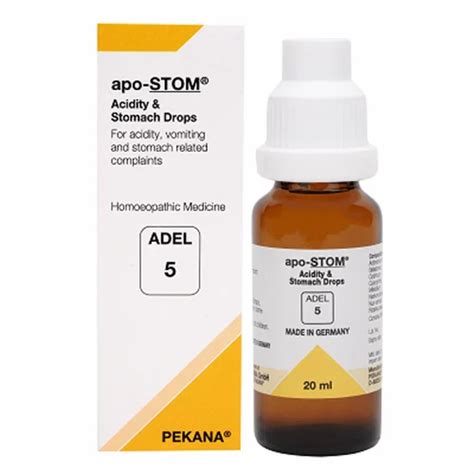 Adel 5 Apo Stom Drop For Acidity Vomiting And Stomac Related Problems Prescription Vomiting
