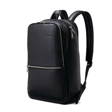Samsonite Classic Leather Slim Backpack Luggage Pros