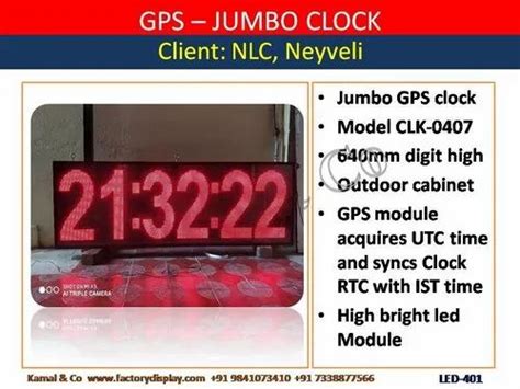 LED Digital Clocks Digital LED Clocks Manufacturer From Chennai