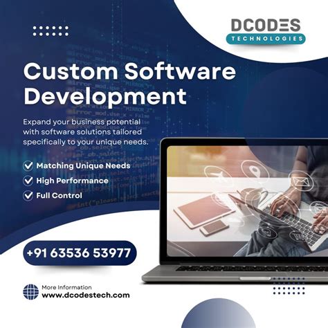 Dcodes Technologies On Linkedin Customsoftwaredevelopment Customsoftware Innovation