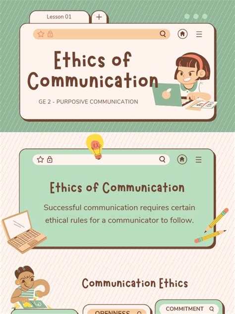 Ethics Of Communication Pdf Communication Information