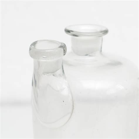 Early 20th Century Rustic Glass Bottles Set Of 2 For Sale At Pamono