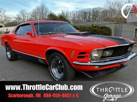 1970 Ford Mustang Fastback Throttle Car Club Auction