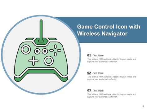 Supervise Icon Game Control Wireless Navigator Ppt PowerPoint Presentation Complete Deck