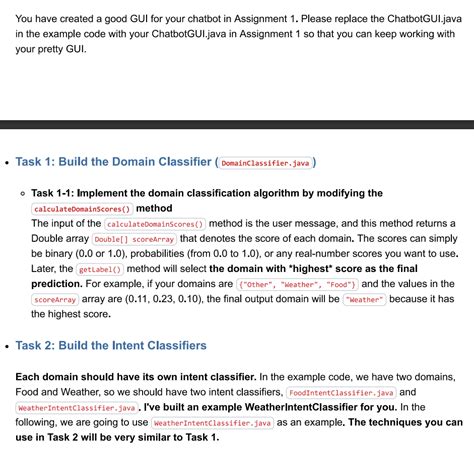 In This Assignment You Will Build The Domain