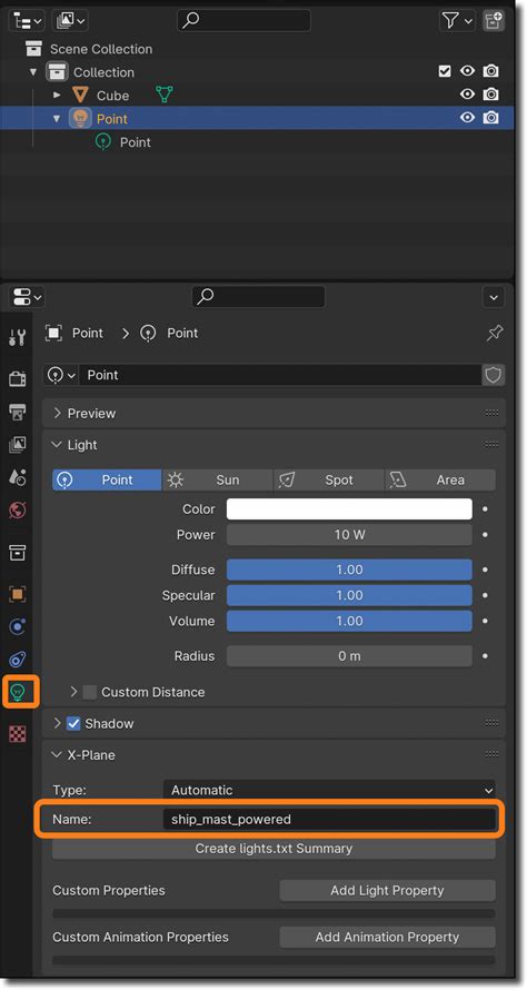 X Plane Lights And Blender — X Plane Objects V1