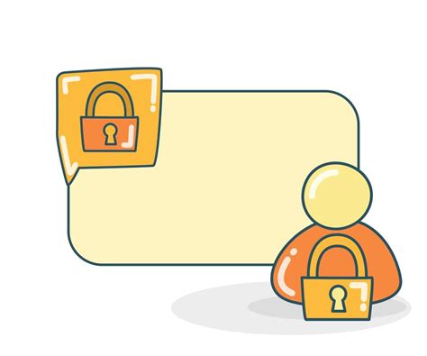 Privacy Padlock And Personal Data Security Icon 45285263 Vector Art At Vecteezy