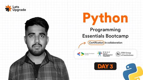 Day 3 Build A Project Python Programming Essentials Bootcamp 3